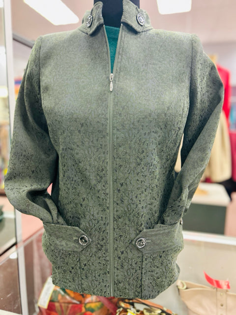 Tanner Women's Charcoal Size 2 Jacket Top – Roundabouts Consignments