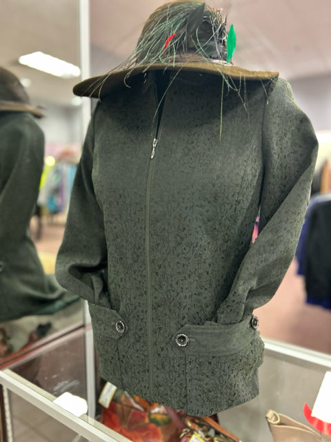 Tanner Women's Charcoal Size 2 Jacket Top – Roundabouts Consignments